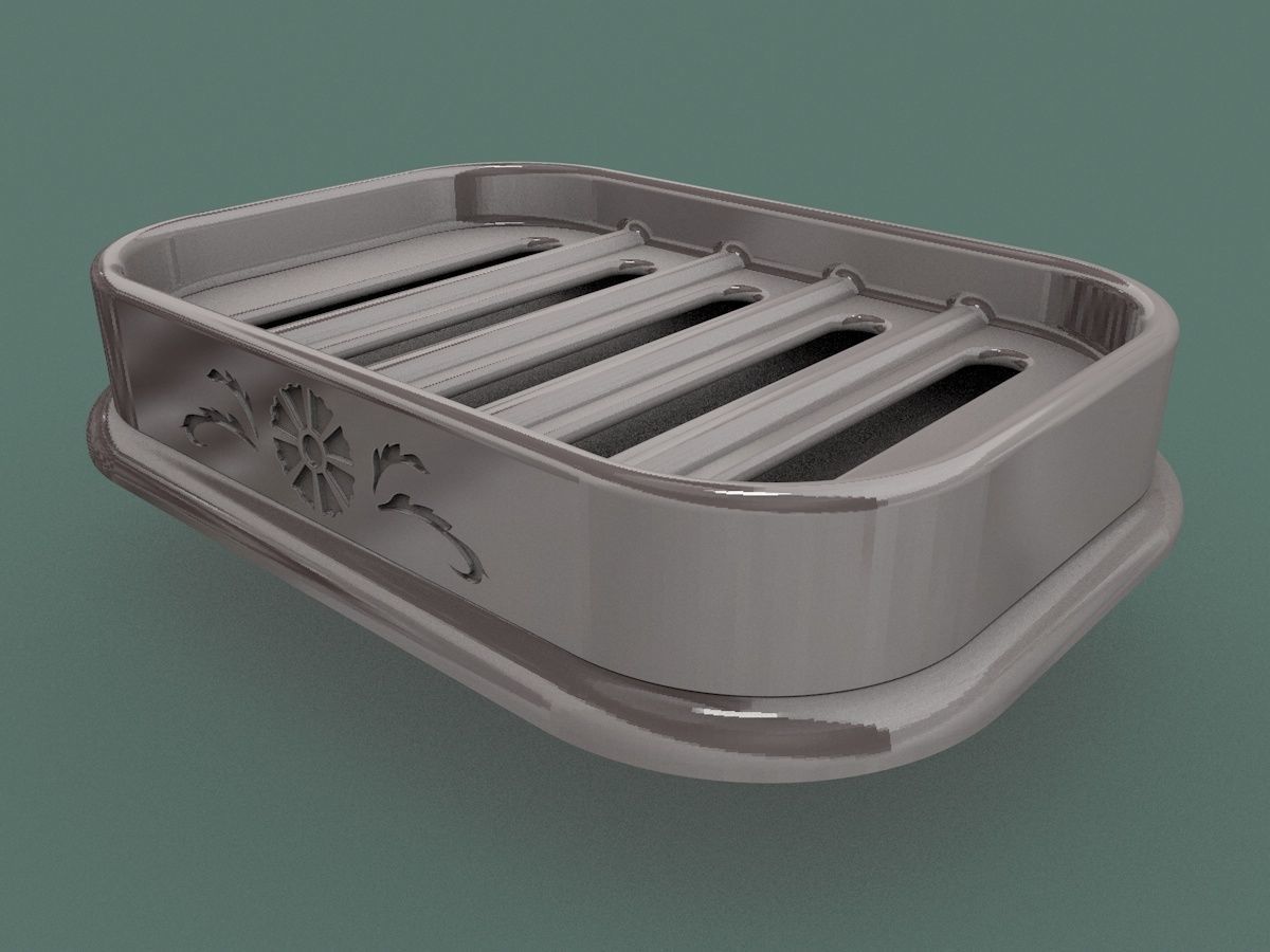 Soap dish 3D model 3D printable | CGTrader