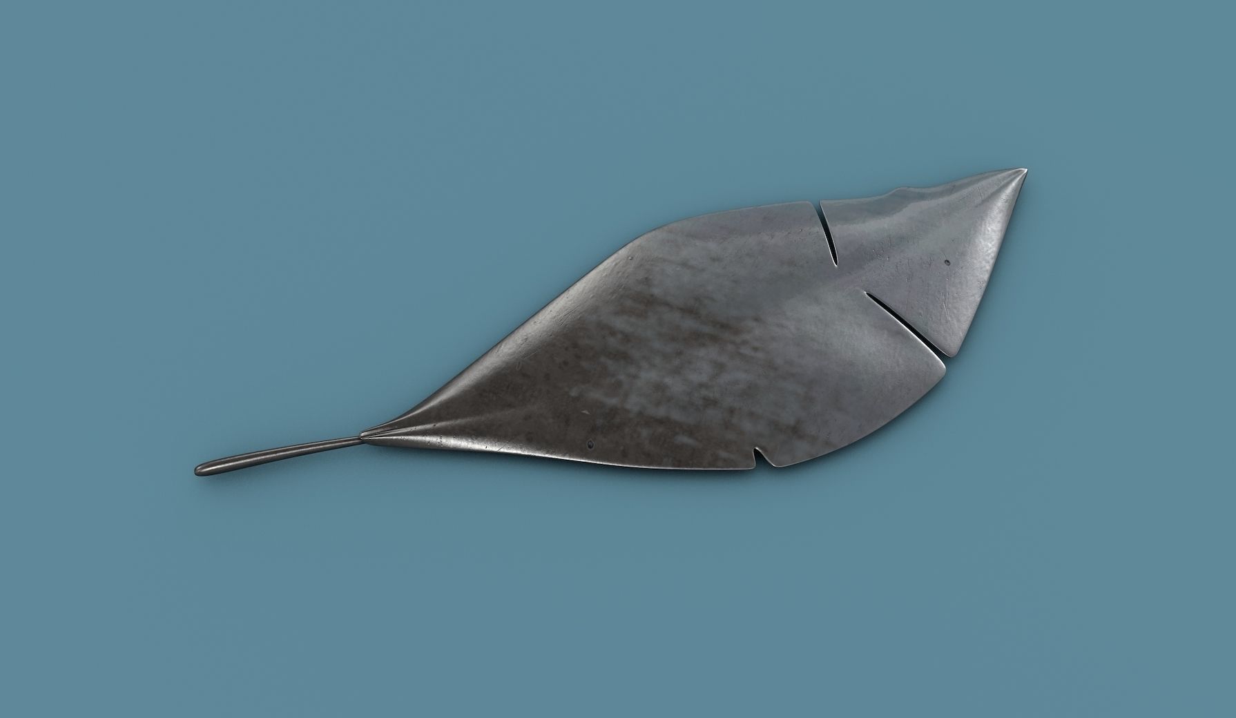 Metal Feather 3D model | CGTrader