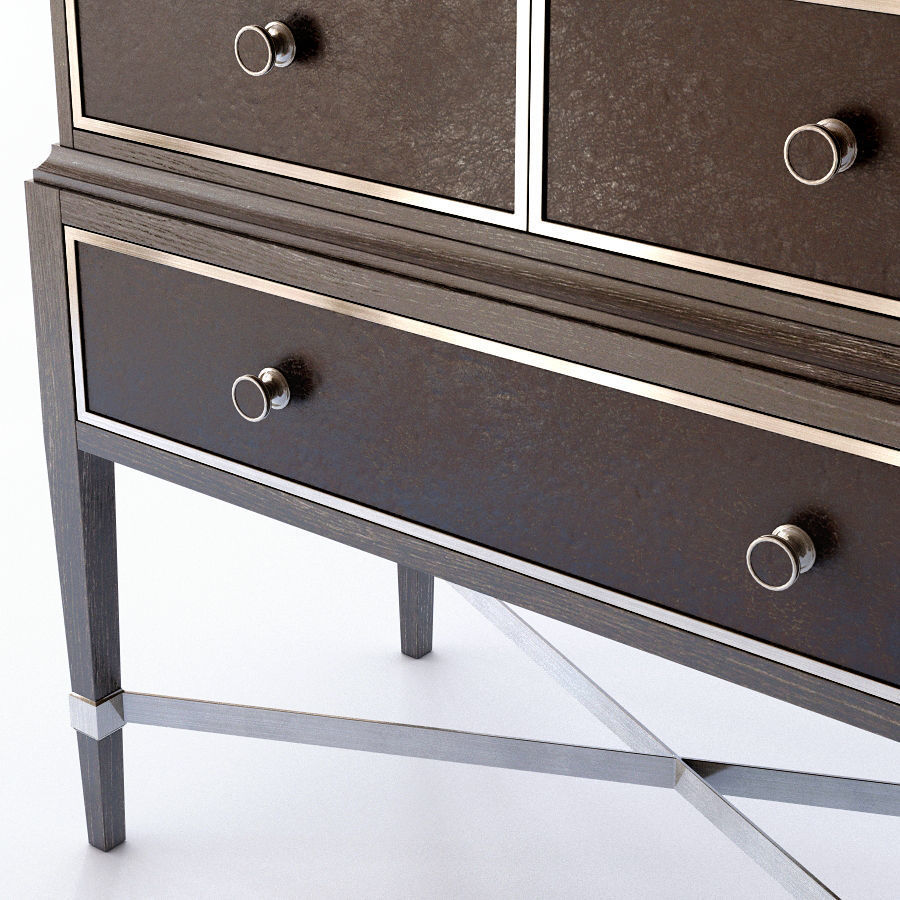 Bernhardt Clarendon Stacked Chest 3D model | CGTrader