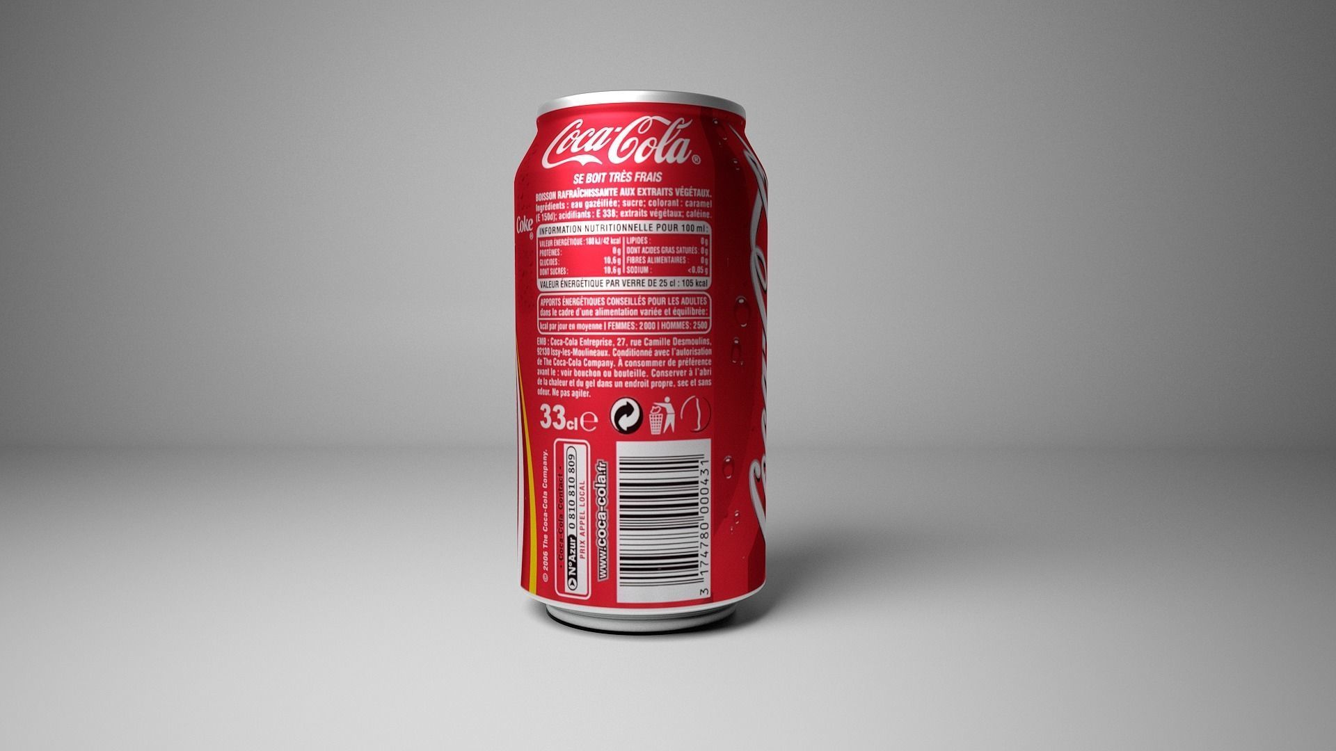 Coca Cola Coke Can free VR / AR / low-poly 3D model | CGTrader