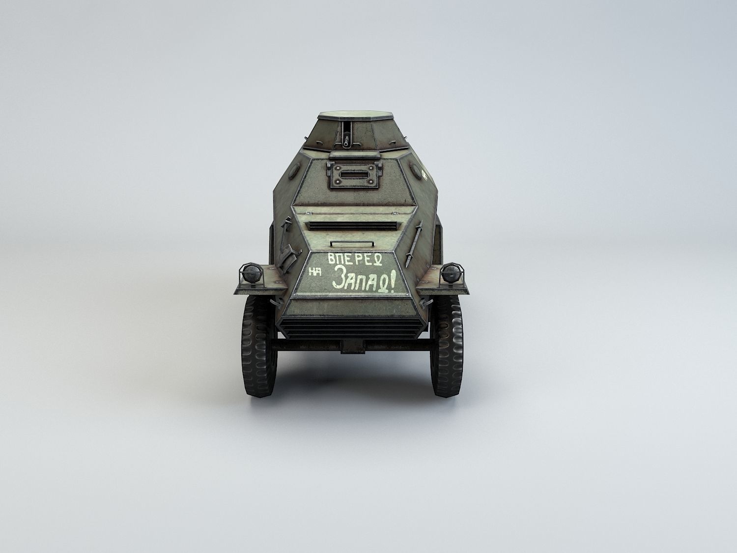 3D model Low Poly BA 64 armored scout car VR / AR / low-poly | CGTrader