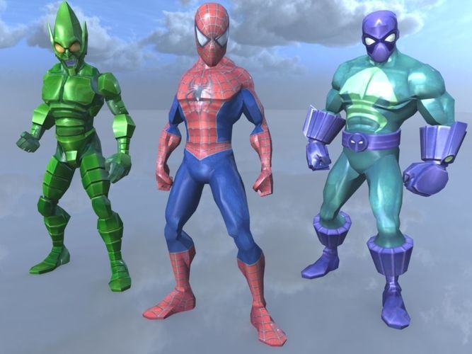 DC Model Spiderman Friends or Foe PACK 4 3D model | CGTrader