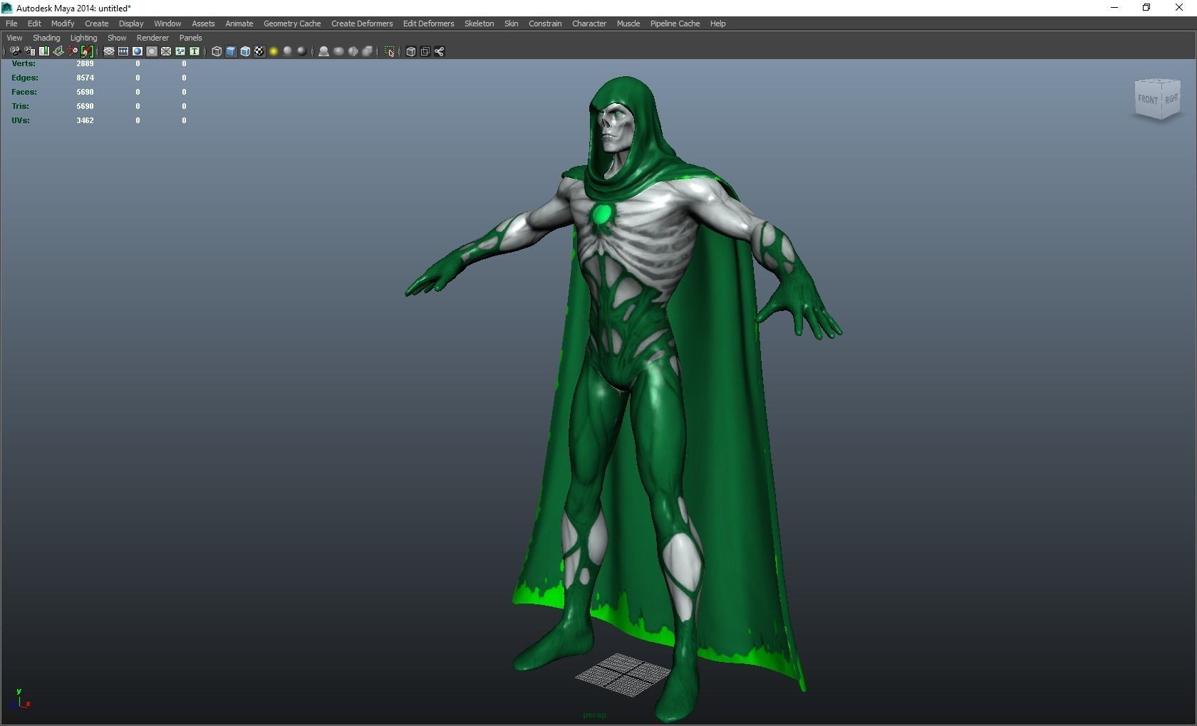 DC Model Skeleton 3D model | CGTrader