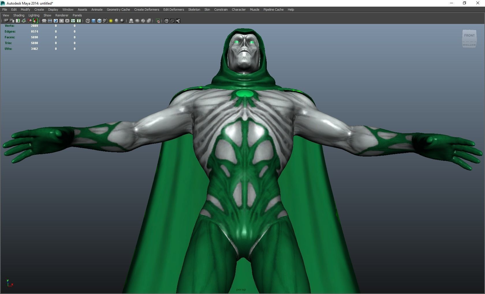 DC Model Skeleton 3D model | CGTrader