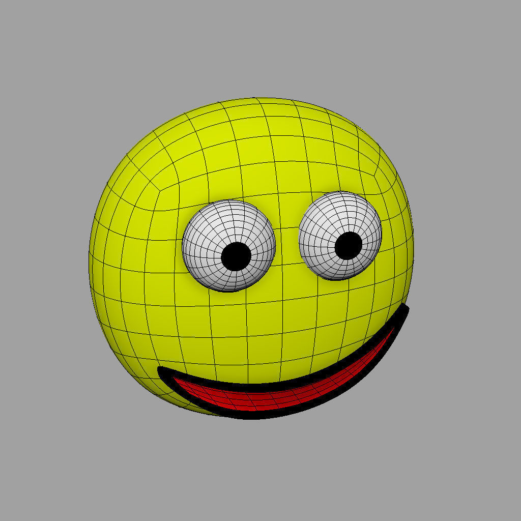 3D model Smiley Face emoji VR / AR / low-poly | CGTrader