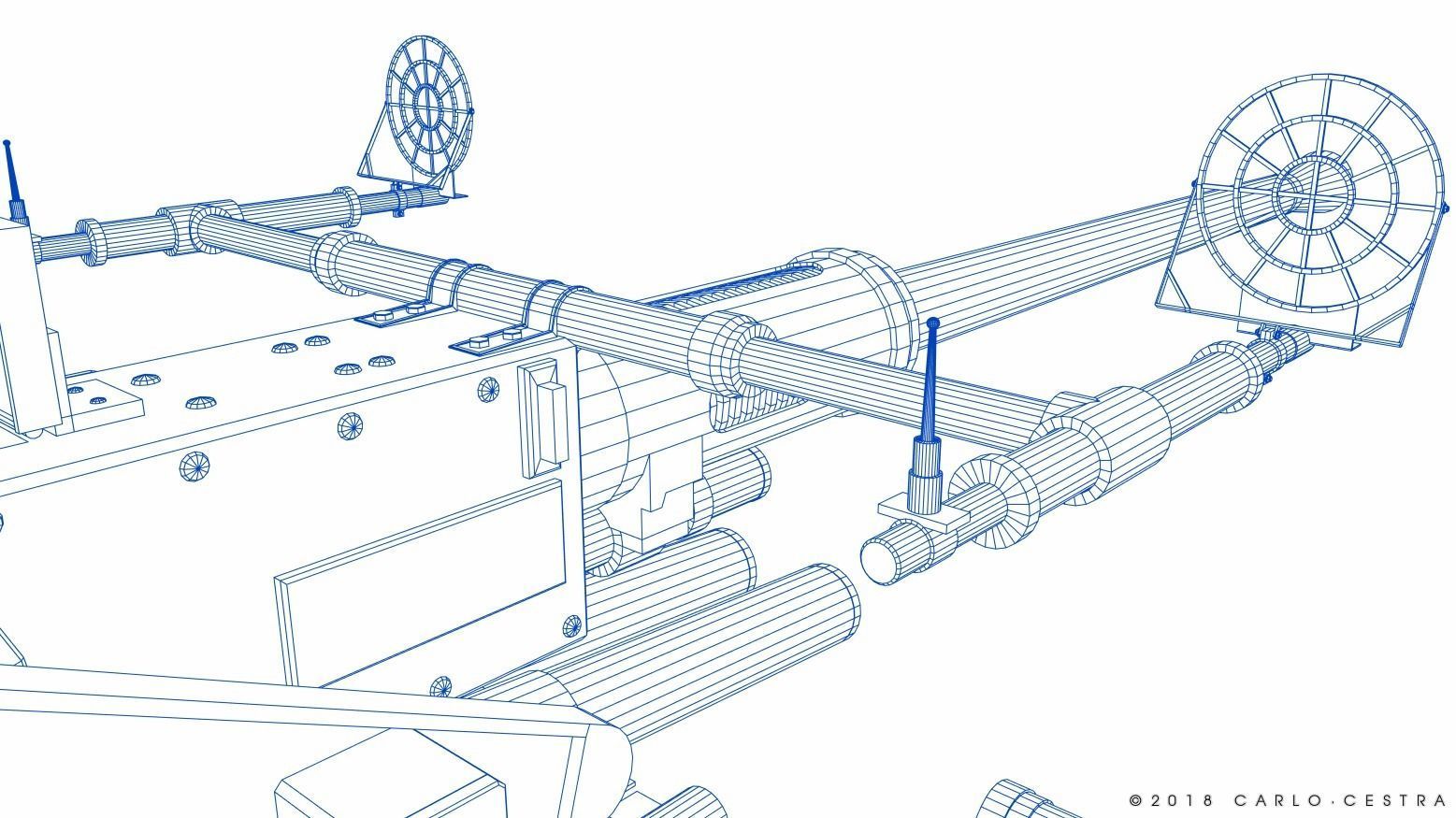 3D model Bofors 40mm gun VR / AR / low-poly | CGTrader