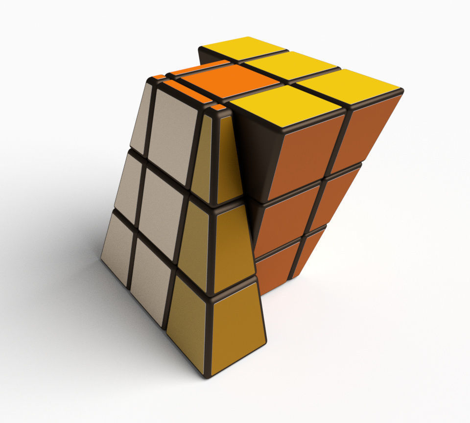 Original pyramid cube puzzle toy 3D model | CGTrader