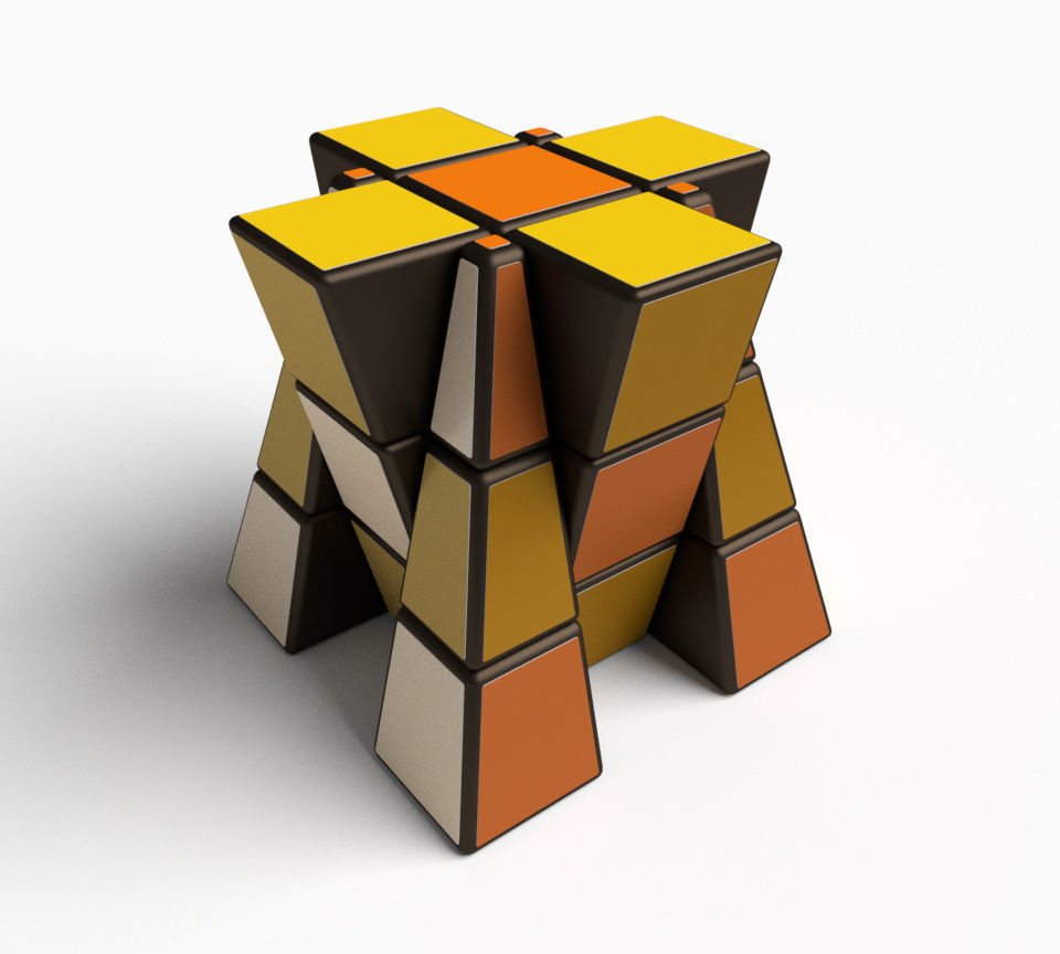 8x rare cube puzzles set 3D model | CGTrader