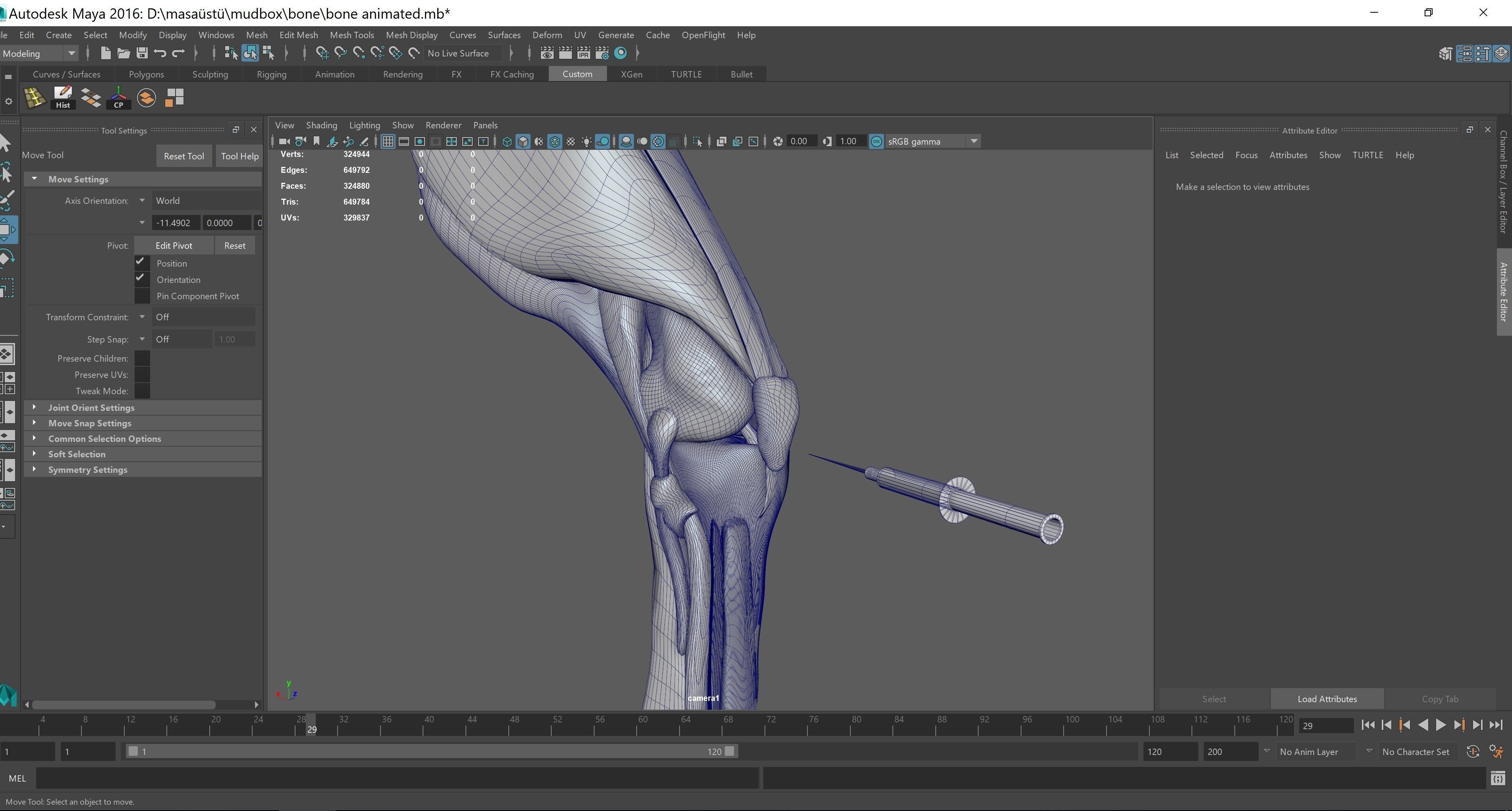 legs animation meniscus animation 3D model animated rigged | CGTrader