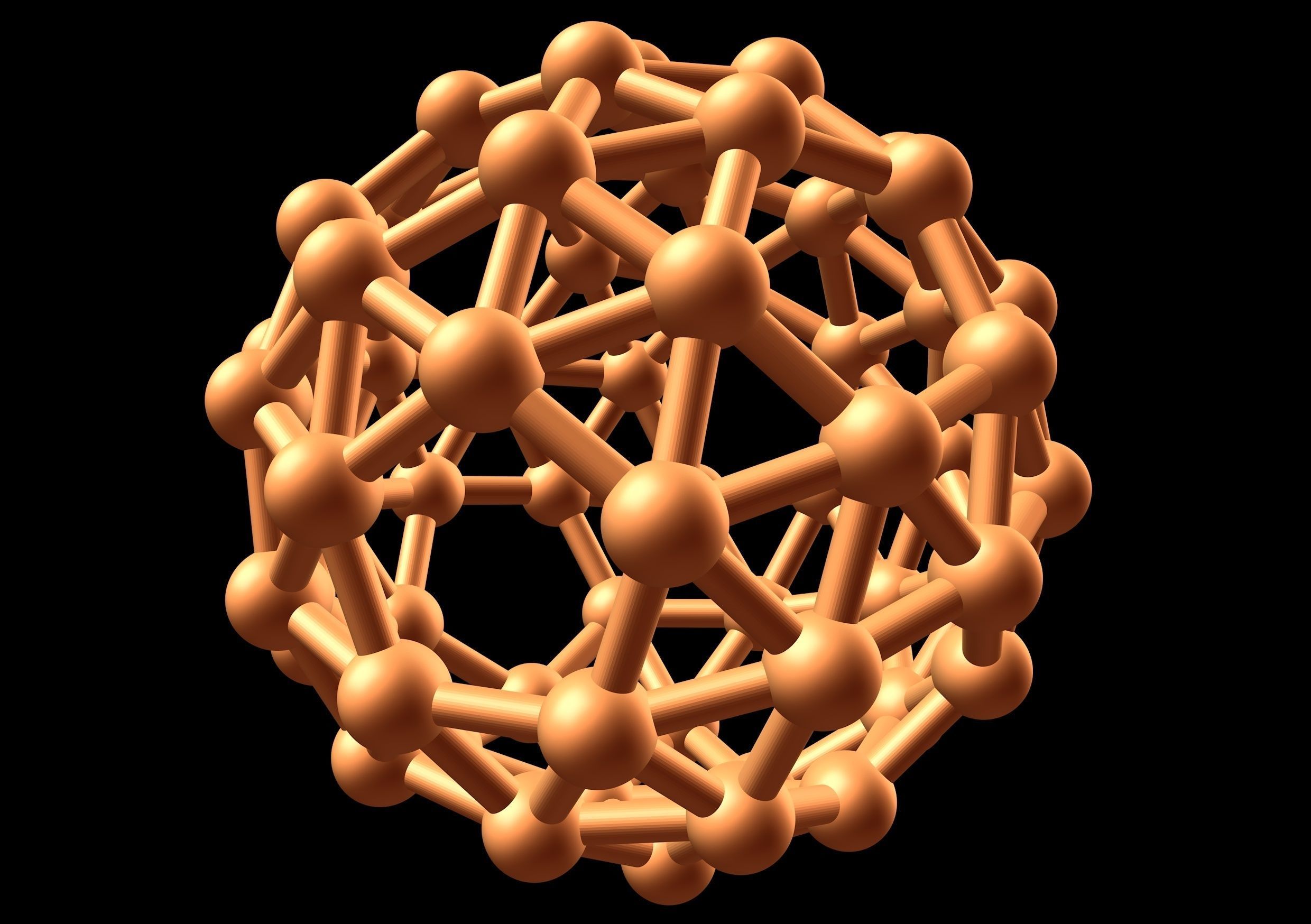 039 Mathart - Archimedean Solids - Snub Dodecahedron 03 - 10 cm 3D ...