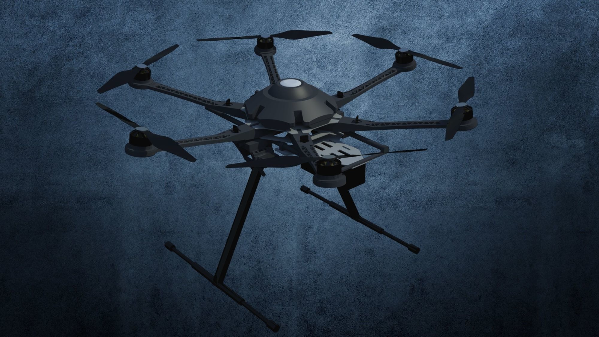 3D Multicopter DJI S800 | CGTrader