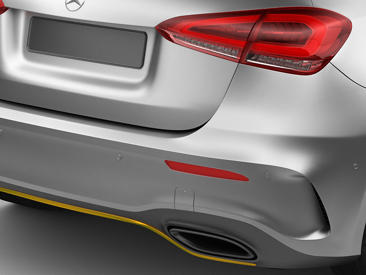 Mercedes-Benz A-class 2019 AMG line 3D model | CGTrader