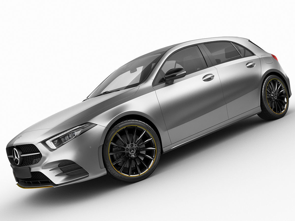 Mercedes-Benz A-class 2019 AMG line 3D model | CGTrader