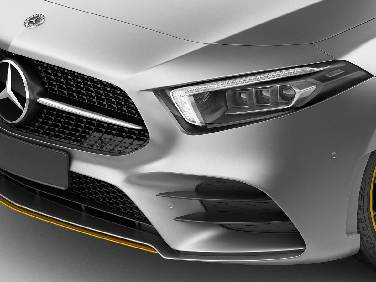 Mercedes-Benz A-class 2019 AMG line 3D model | CGTrader