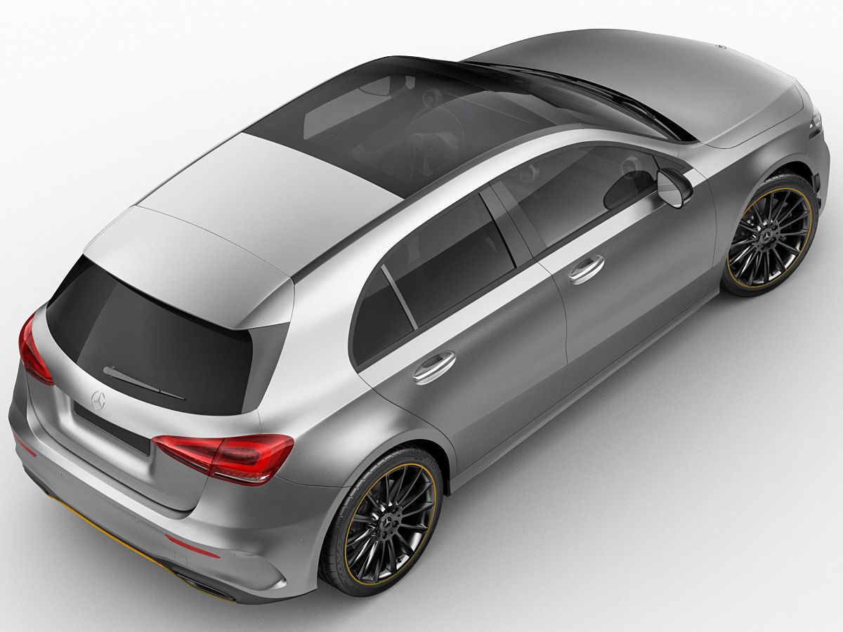 Mercedes-Benz A-class 2019 AMG line 3D model | CGTrader