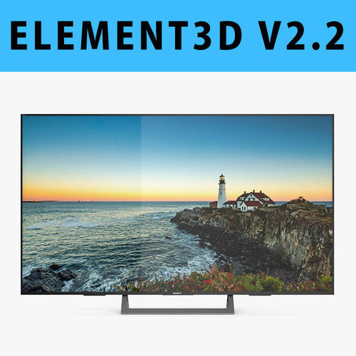 E3D - Sony X850E TV model 3D model | CGTrader