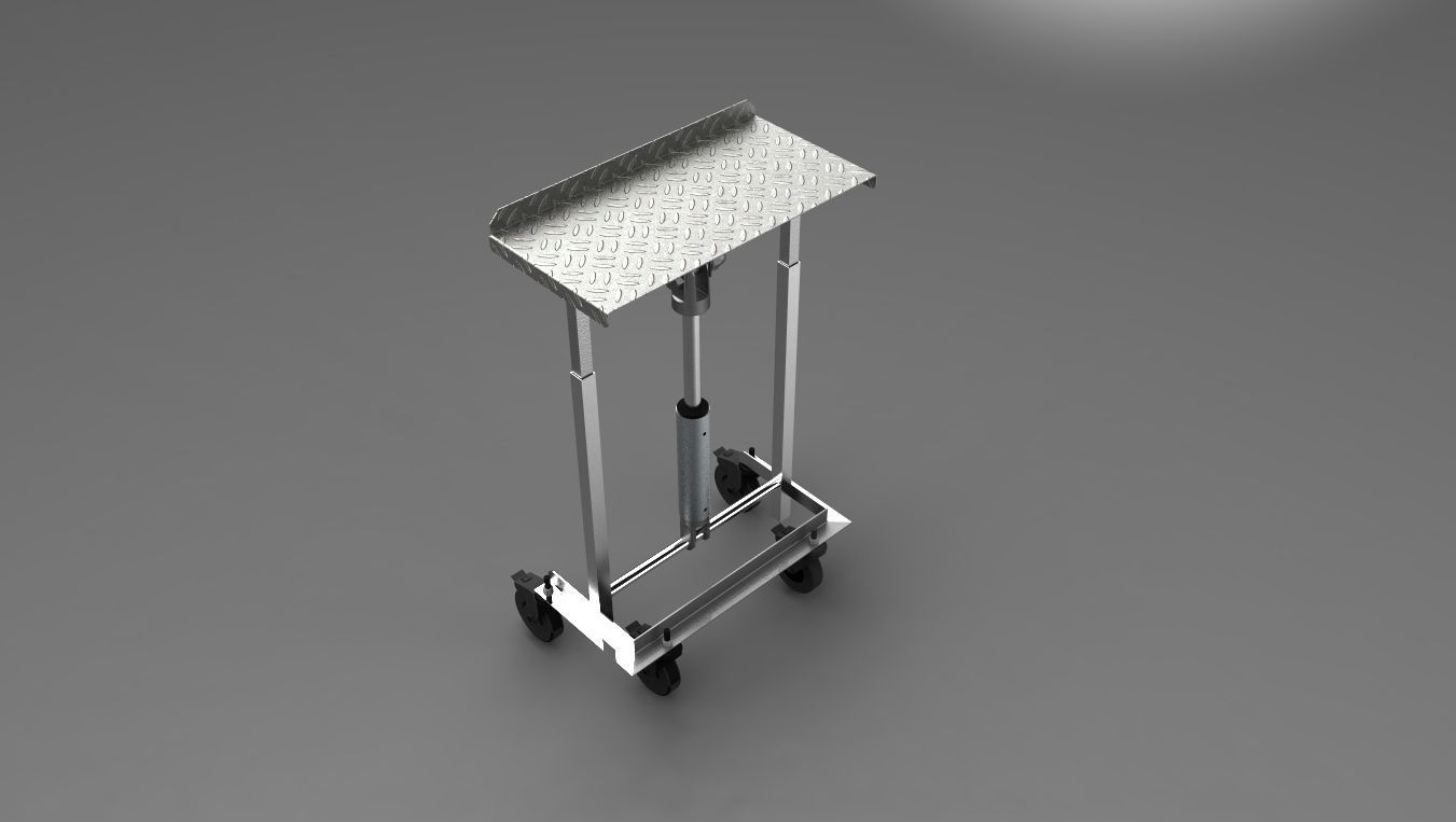 Elevating Work Table free 3D model | CGTrader