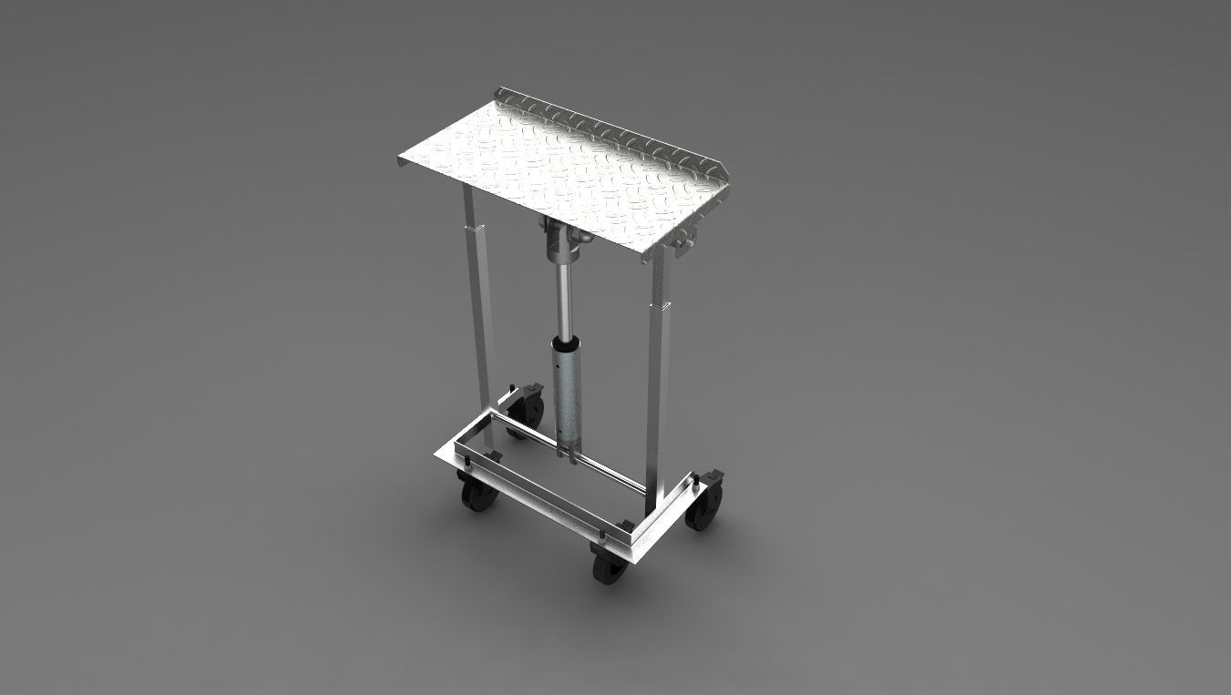 Elevating Work Table free 3D model | CGTrader