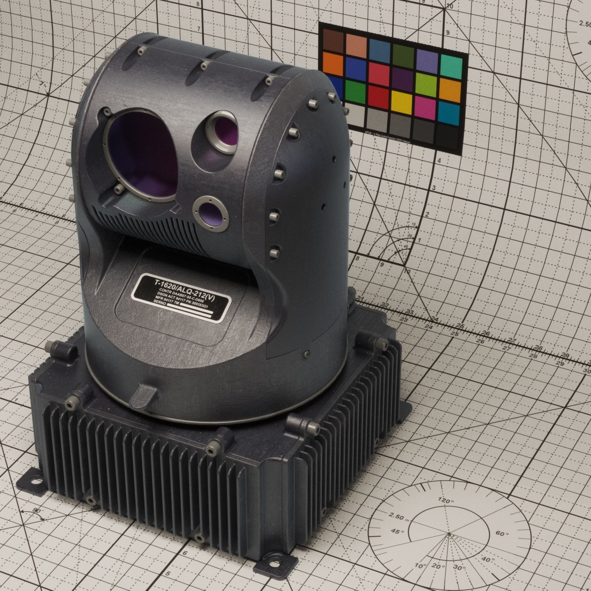 atircm infrared counter measure system 3D model | CGTrader