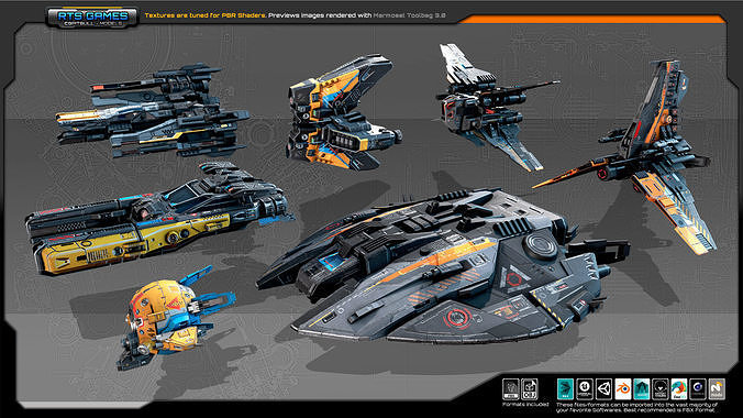 Spaceship Lights Texture