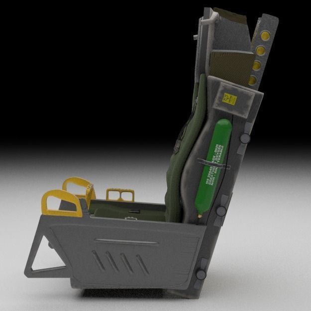 ACES II Ejection Seat 3D model | CGTrader