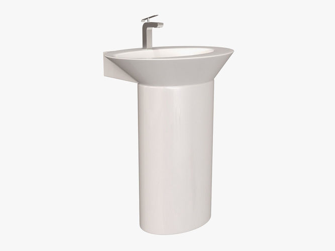 Wish Pedestal Sink by Nameeks - YLiving 3D model | CGTrader