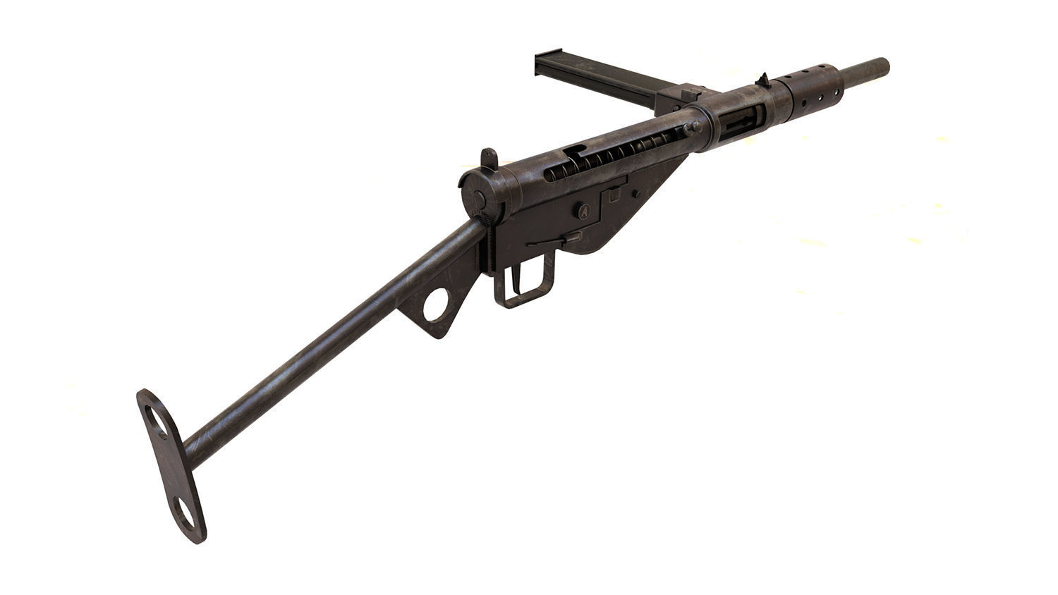 Sten MK2 smg 3D model | CGTrader