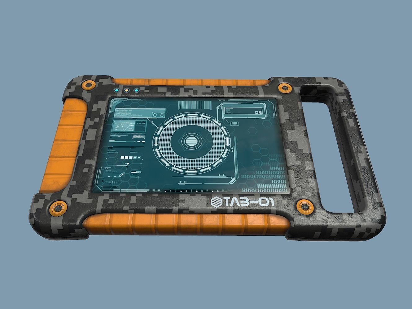 3D model Sci Fi Tablet Tab-01 VR / AR / low-poly | CGTrader