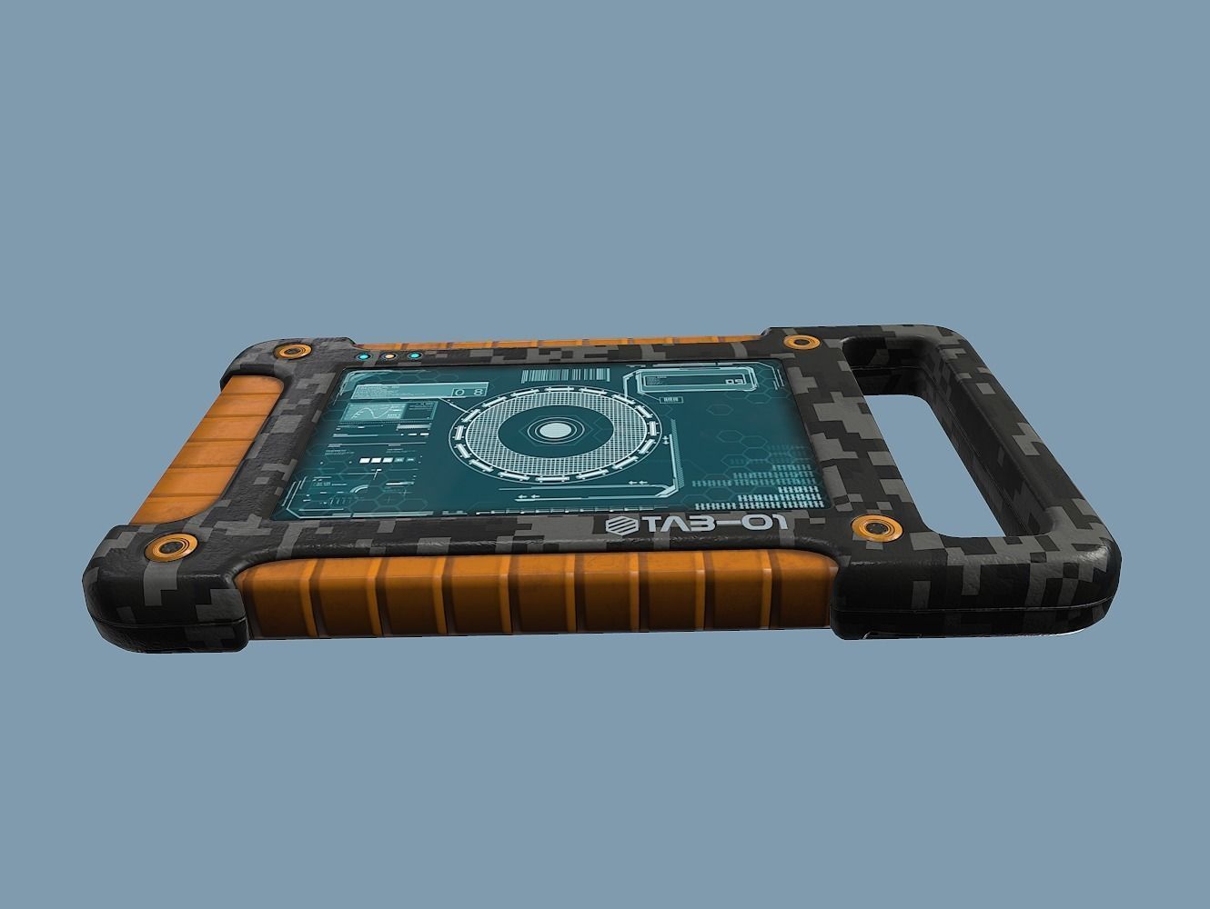 3D model Sci Fi Tablet Tab-01 VR / AR / low-poly | CGTrader