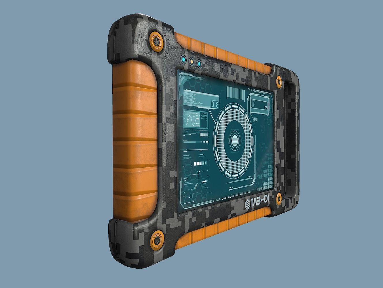 3D model Sci Fi Tablet Tab-01 VR / AR / low-poly | CGTrader