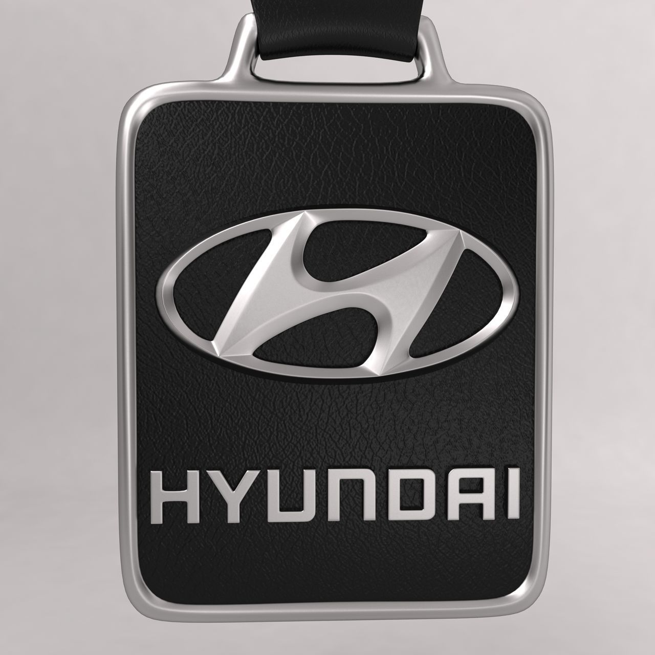 Hyundai car logo keychain 3d model 3D model | CGTrader