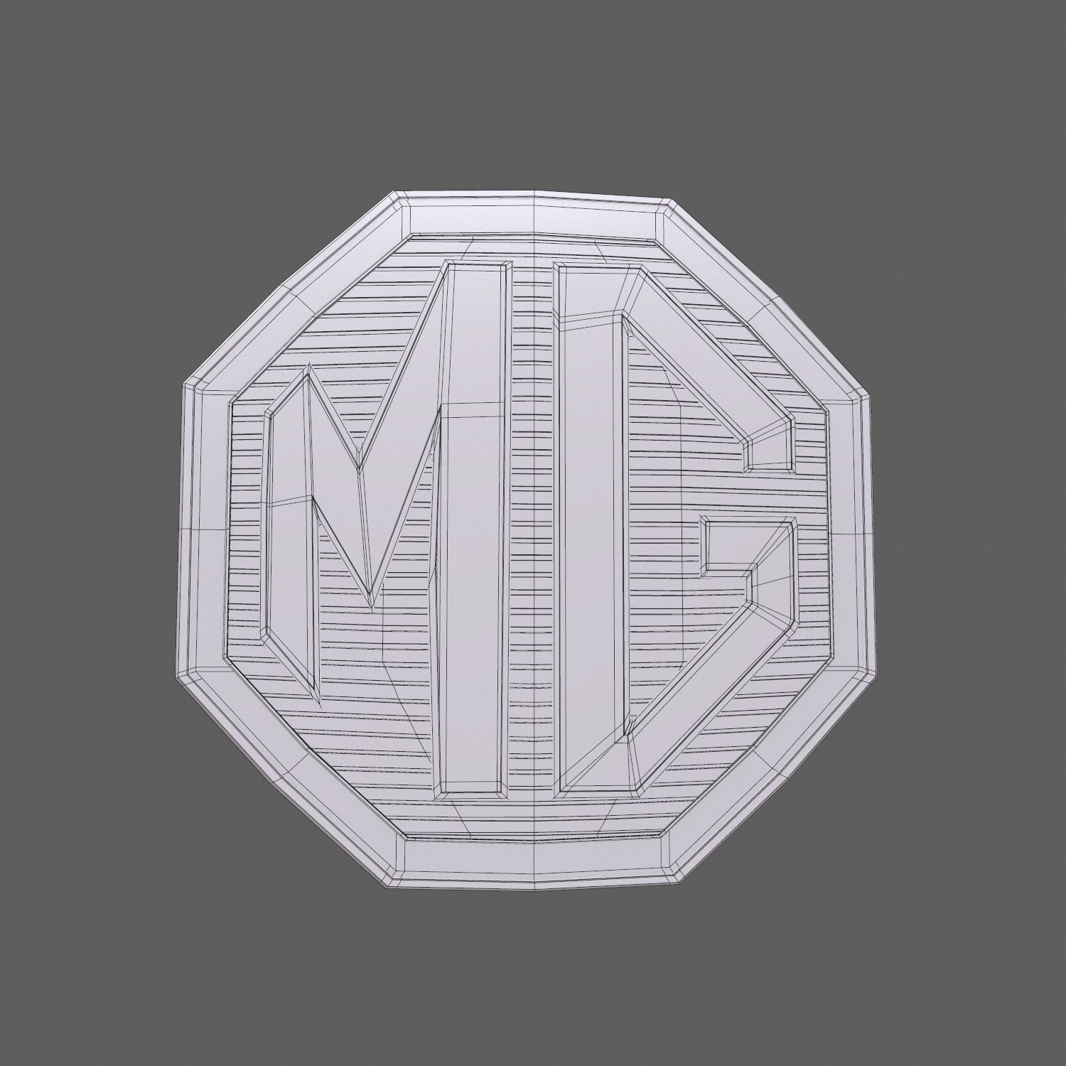MG car logo keychain 3d model 3D model | CGTrader