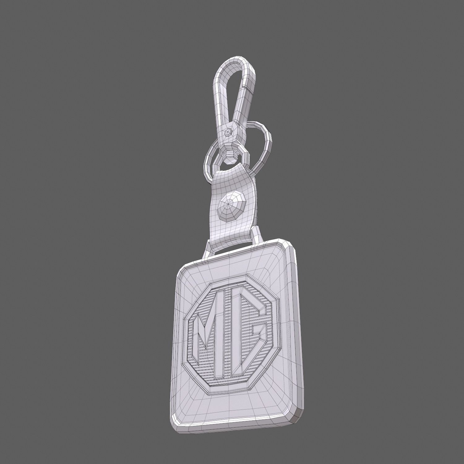 MG car logo keychain 3d model 3D model | CGTrader