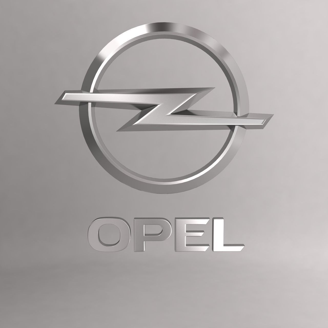 Opel car logo keychain 3d model 3D model | CGTrader