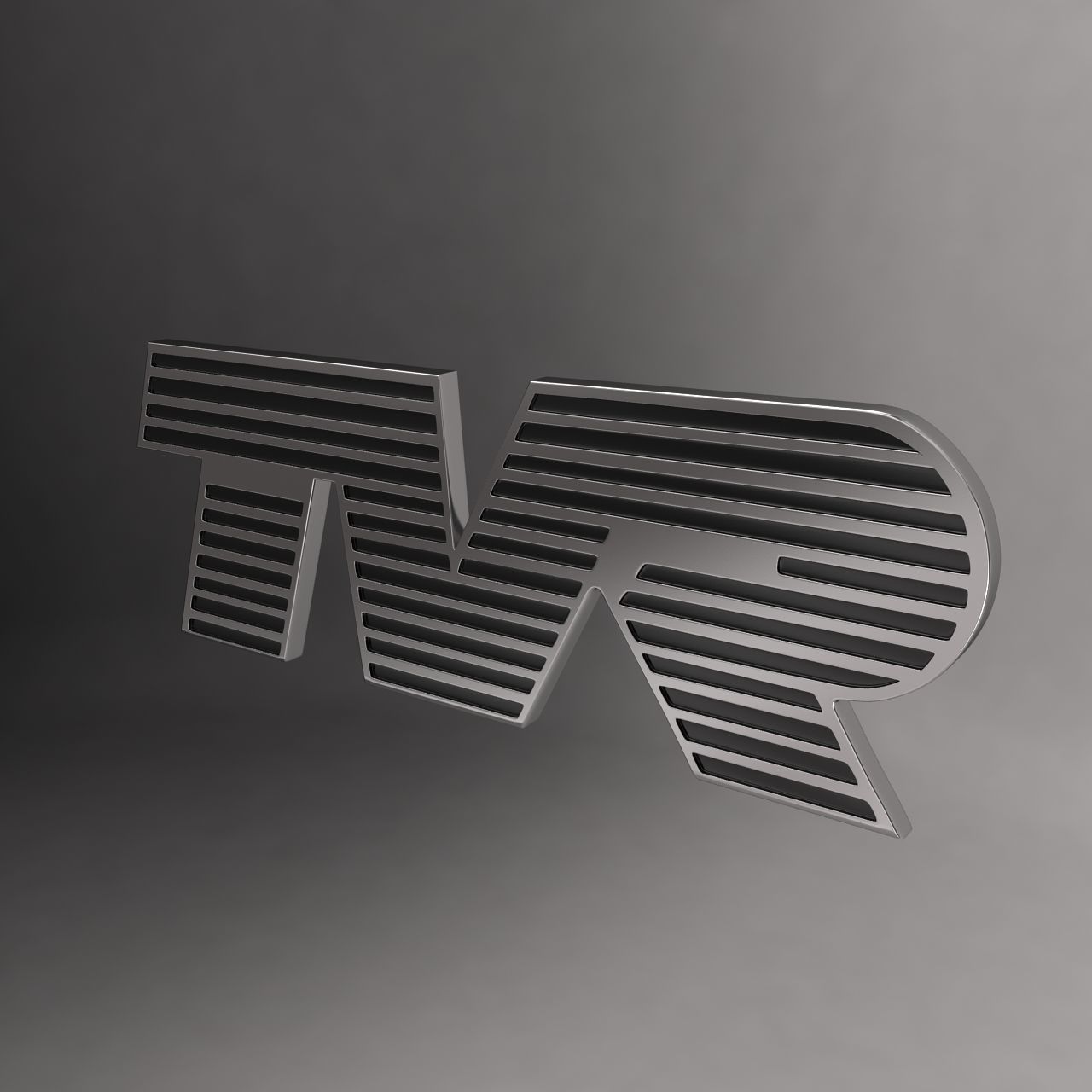 TVR car logo keychain 3d model 3D model | CGTrader