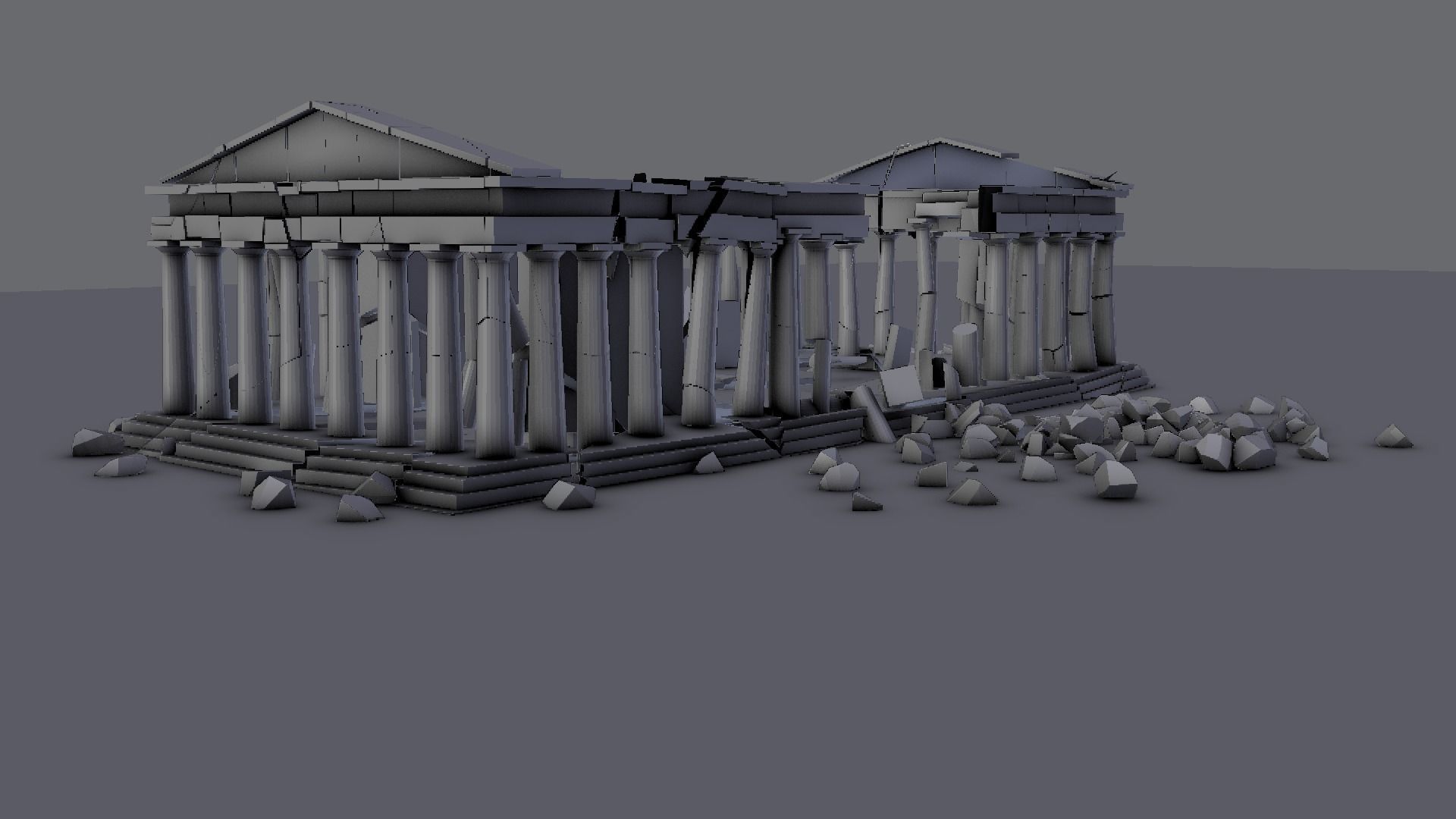 3D model Athens Parthenon VR / AR / low-poly | CGTrader