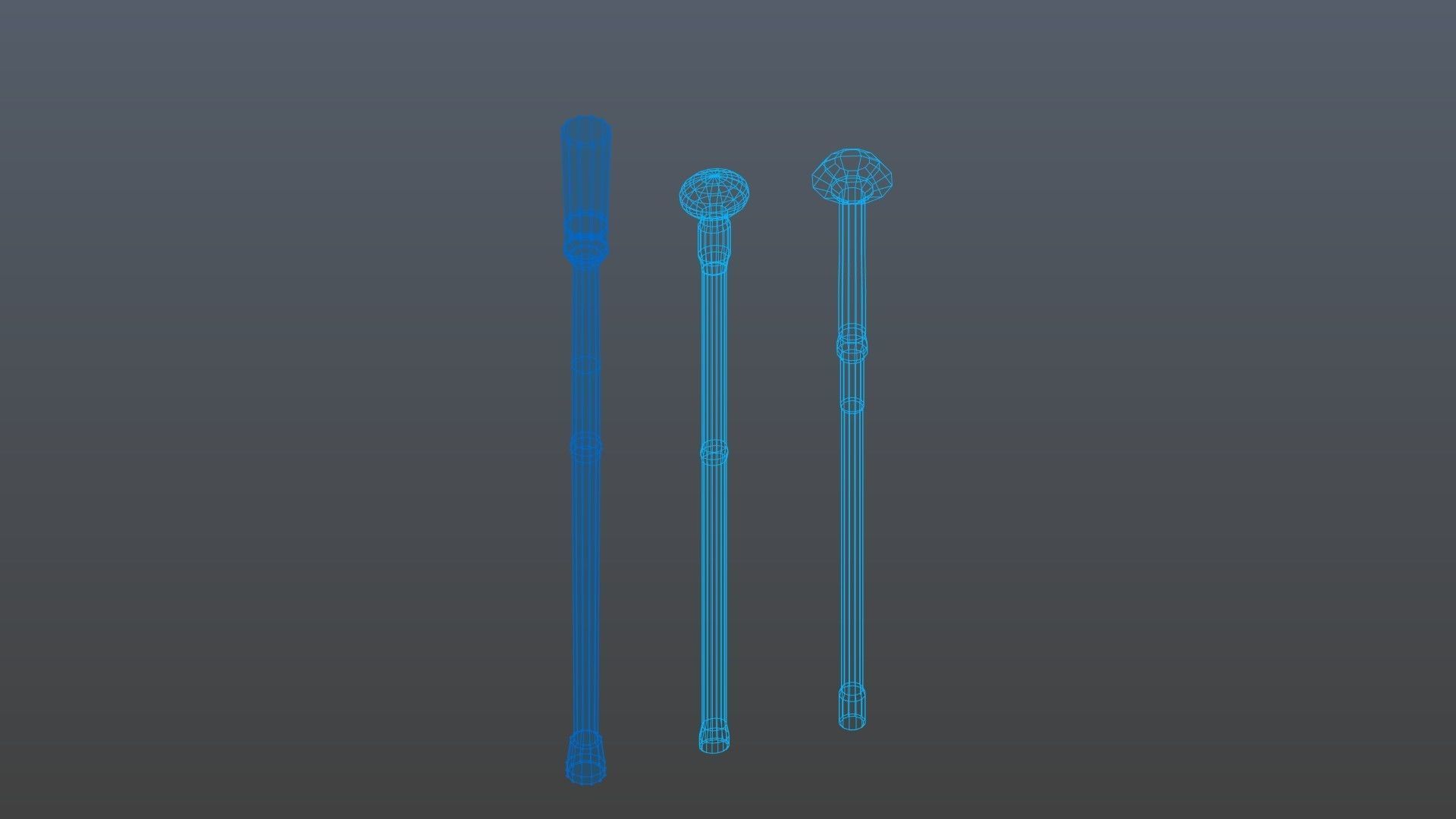 3D model Low poly Canes VR / AR / low-poly | CGTrader