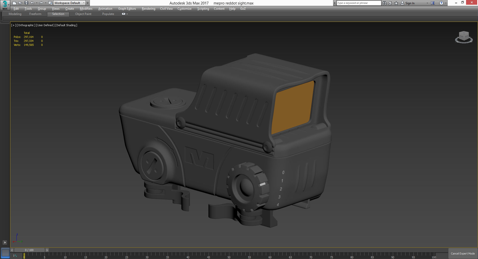 Meprolight Mepro M5 Red Dot Sight 3D model | CGTrader