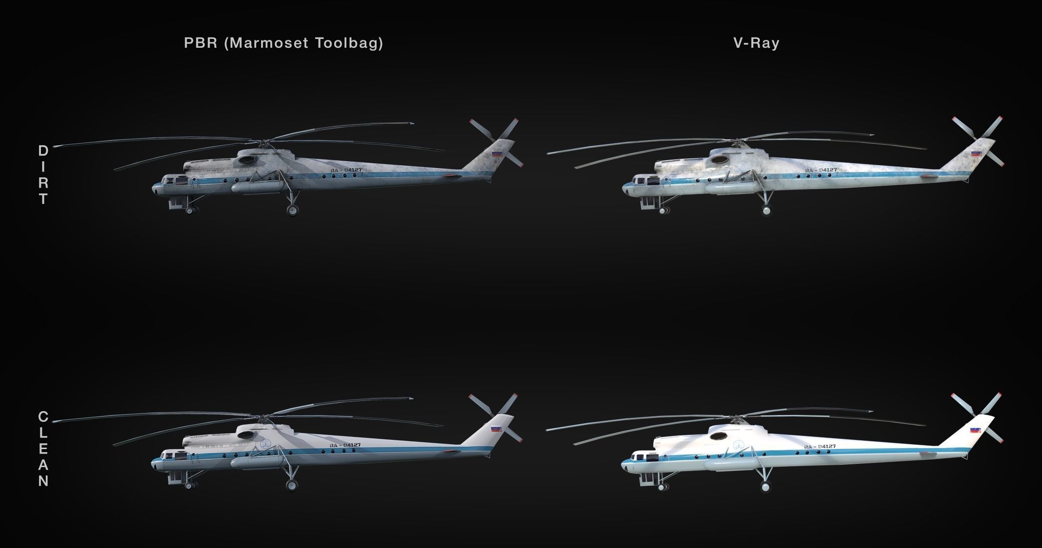 3D model Mil Mi-10 VR / AR / low-poly | CGTrader
