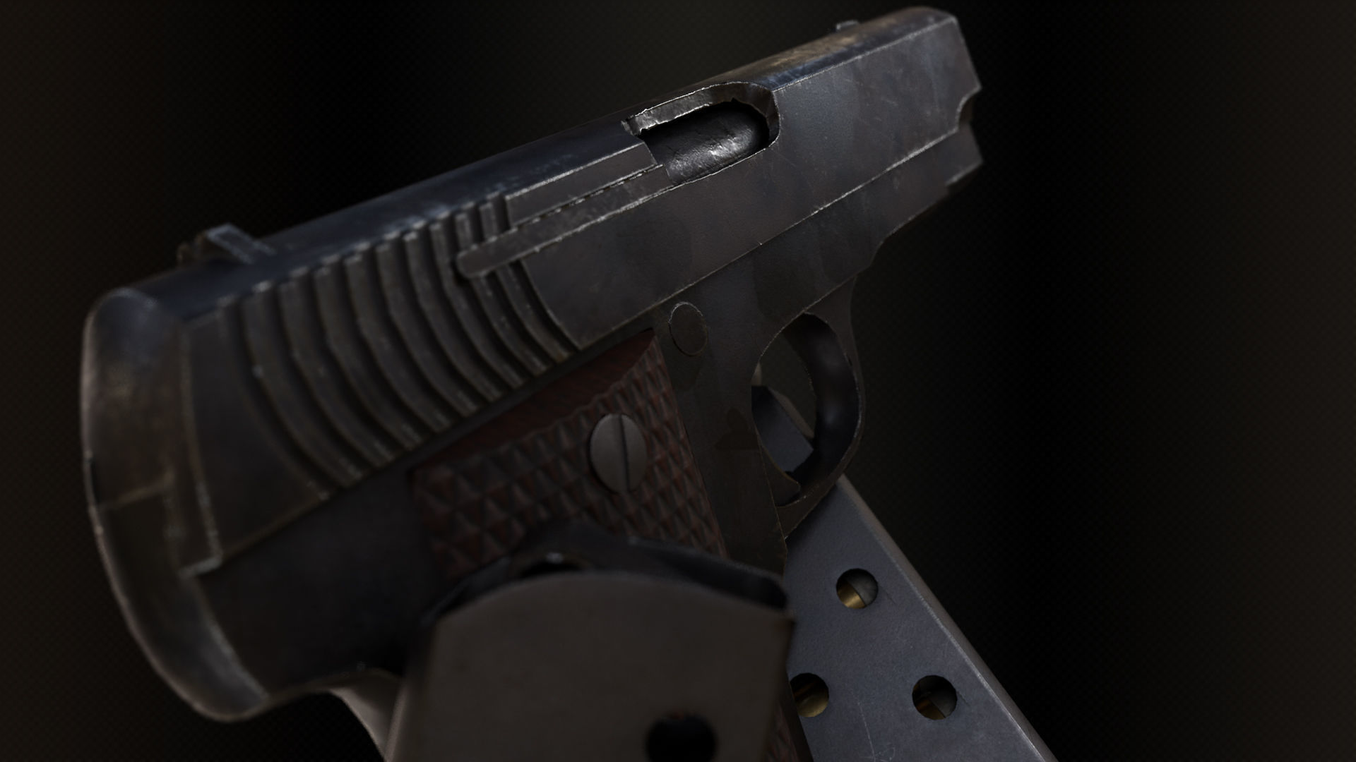 3D model French Ruby Pistol VR / AR / low-poly | CGTrader