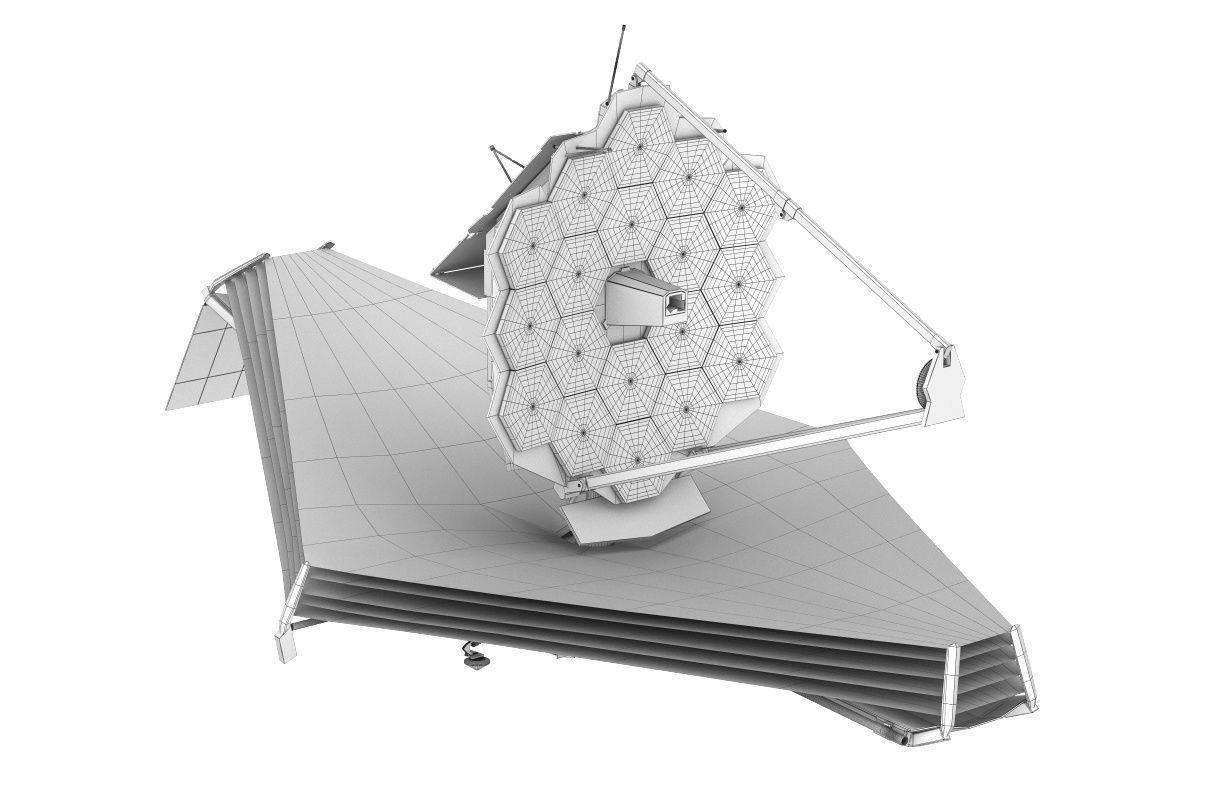 James Webb Space Telescope 3D Model – YNAK