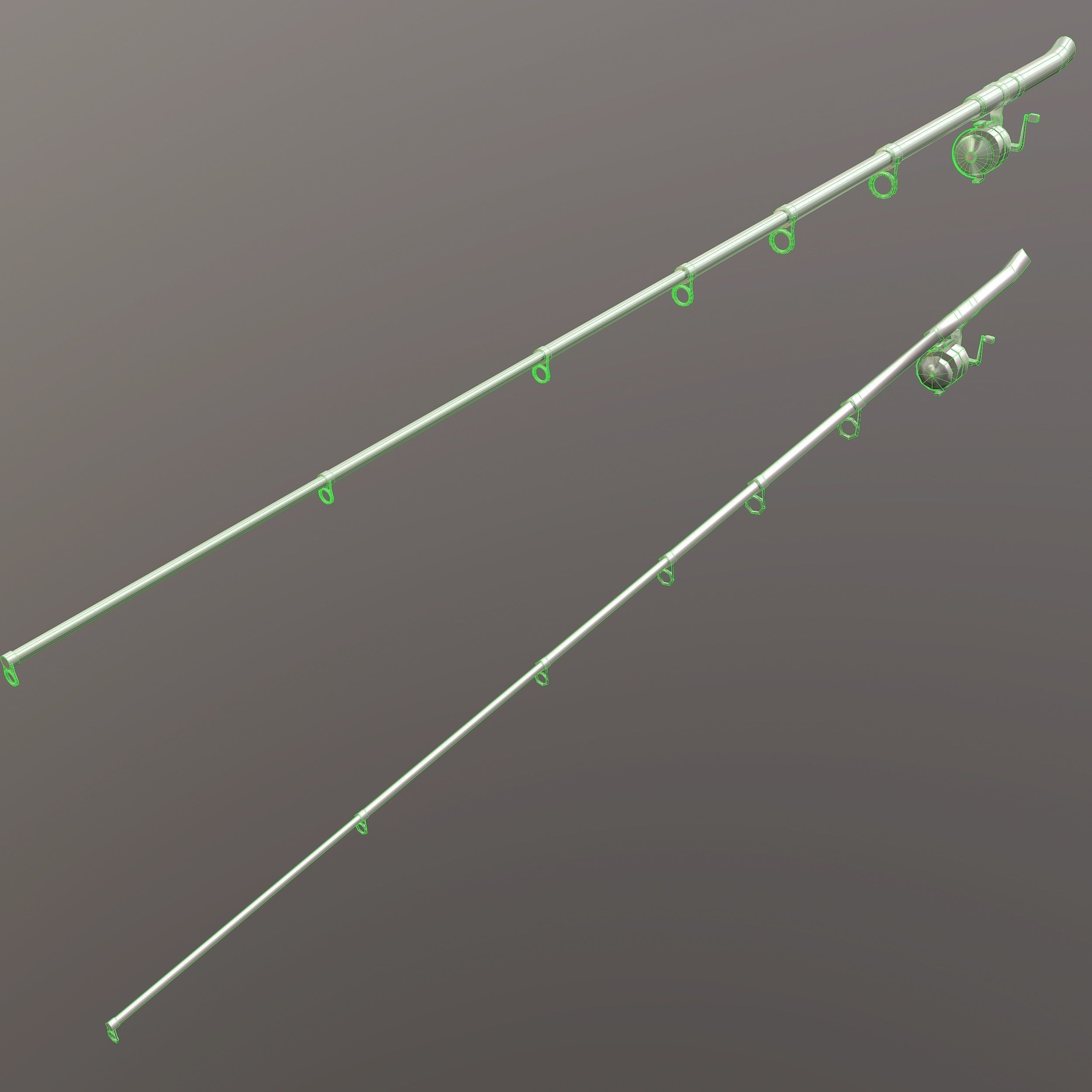 3D model Fishing rod VR / AR / low-poly | CGTrader