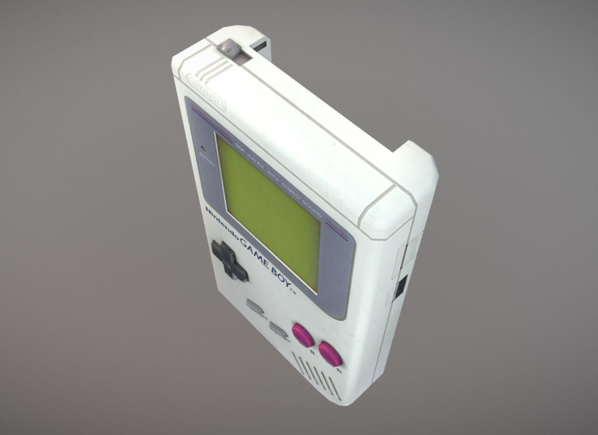 3D model Worn Original Gameboy VR / AR / low-poly | CGTrader