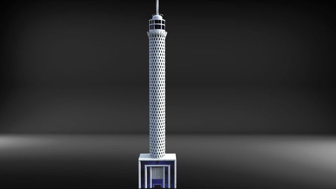 Cairo tower 3D model | CGTrader