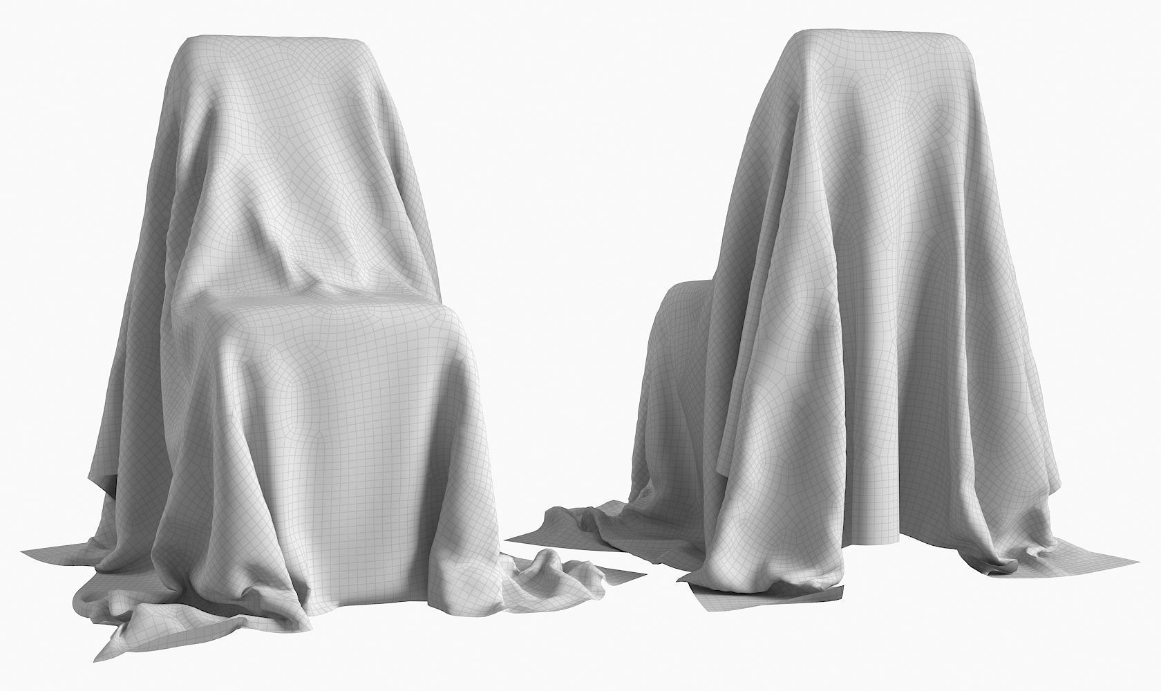 3D model Fabric Cover V3 VR / AR / low-poly | CGTrader