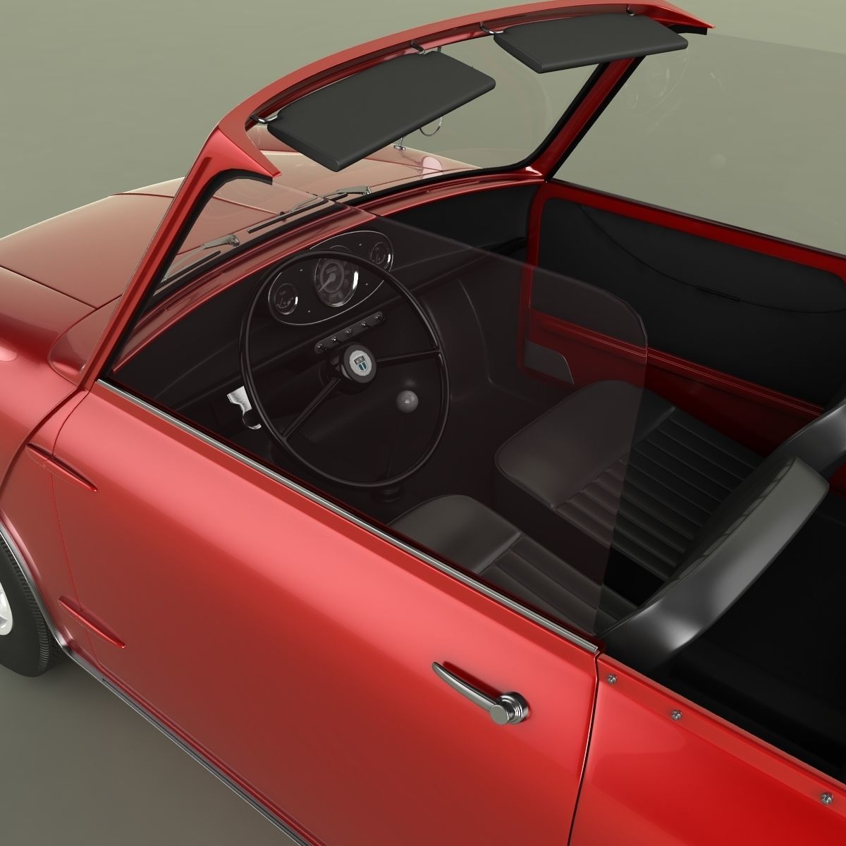 Crayford Convertible 3D model | CGTrader