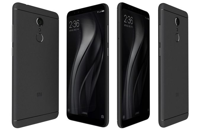 Xiaomi Redmi 5 Black 3D model | CGTrader