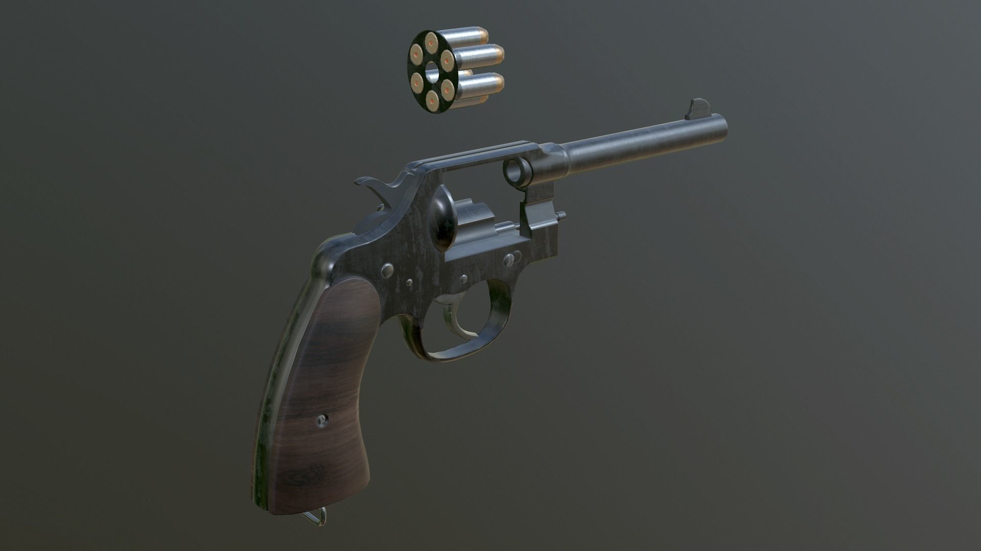 3D model PISTOL M1917 VR / AR / low-poly | CGTrader