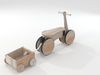 3D model Wooden Bicycle Toy VR / AR / low-poly | CGTrader