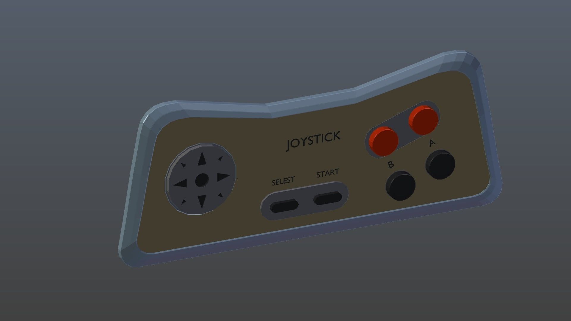 3D model Low poly joystick 4 VR / AR / low-poly | CGTrader